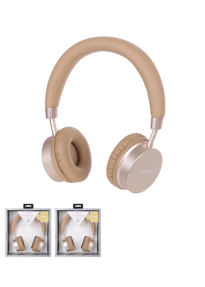Премиум Bluetooth наушники, Модель H-023 , цвет золотой